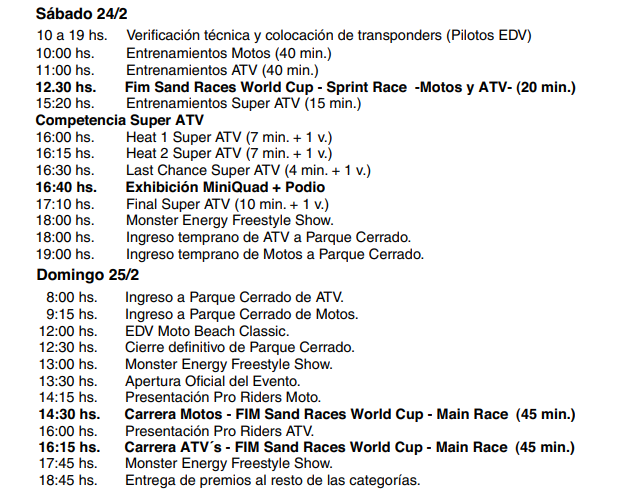 FuelUniverse >> El EDV 2024 tiene su listado de inscriptos y horario